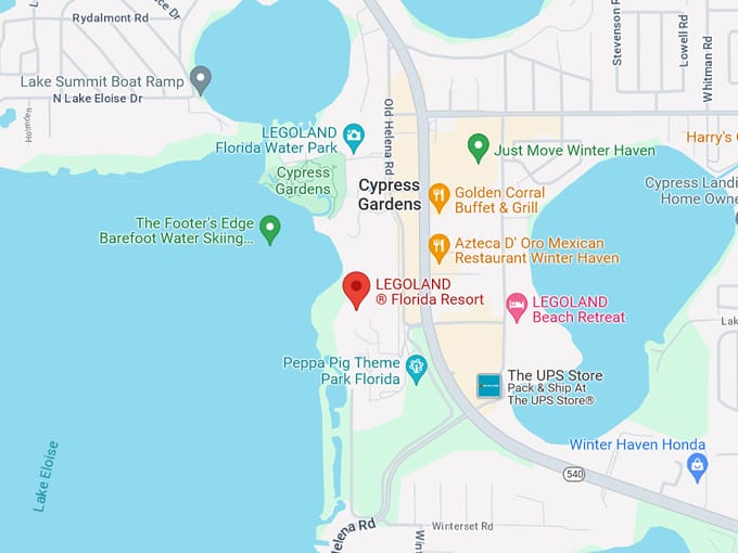 legoland® florida resort 10 map