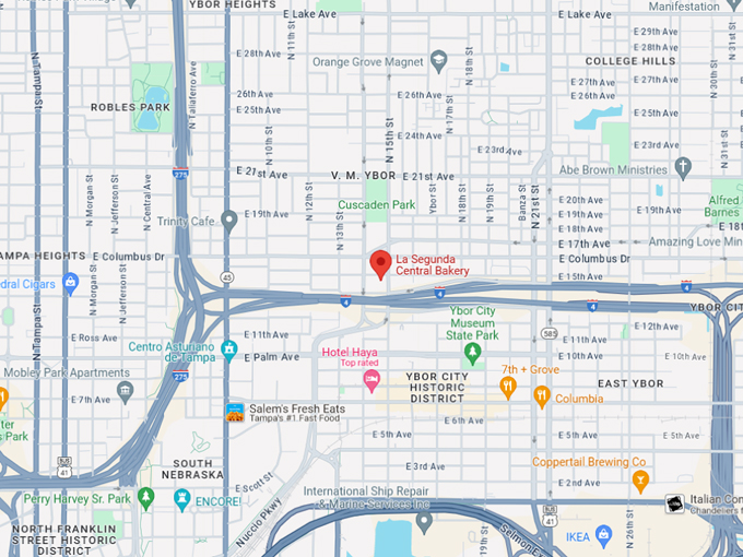 la segunda central bakery 10 map