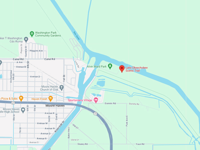 lake okeechobee scenic trail 10 map