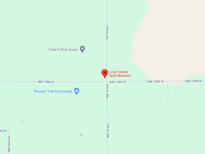 levy county quilt museum 10 map