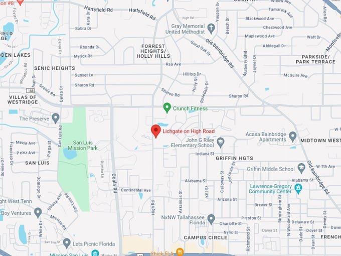 lichgate on high road 10 map