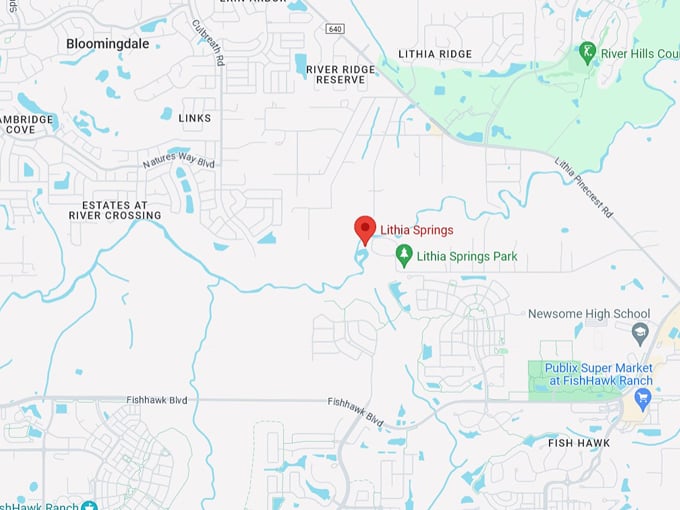 lithia springs 10 map