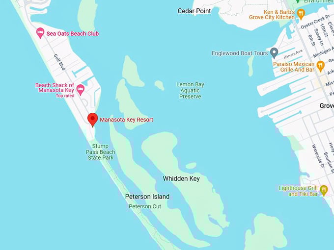 manasota key resort 10 map