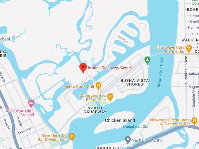 marine discovery center 10 map