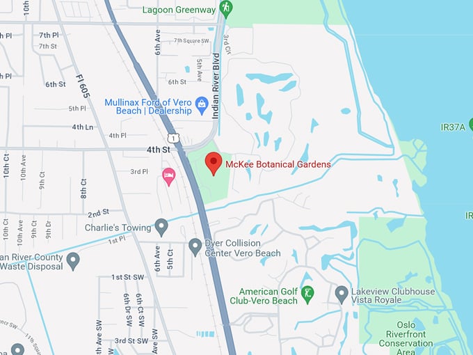 mckee botanical garden cafe 10 map