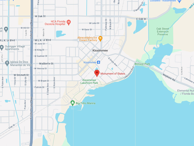 monument of states 10 map