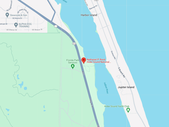 nathaniel p. reed hobe sound national wildlife refuge 10 map