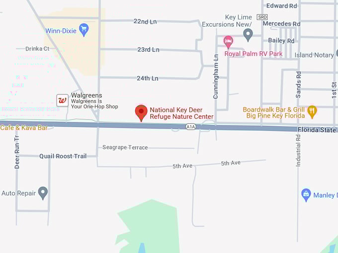 national key deer refuge 10 map