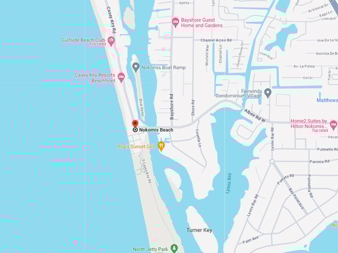 nokomis beach 10 map
