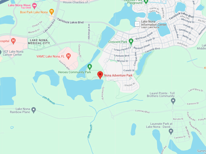 nona adventure park 10 map