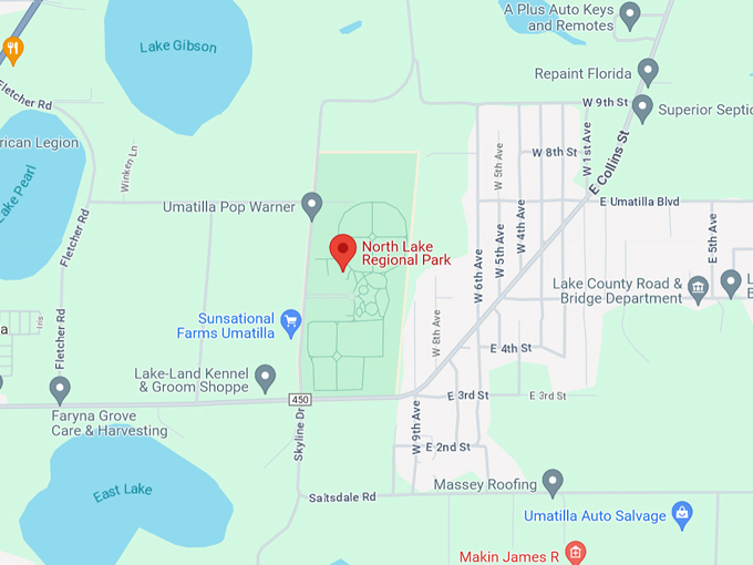 north lake community park 10 map
