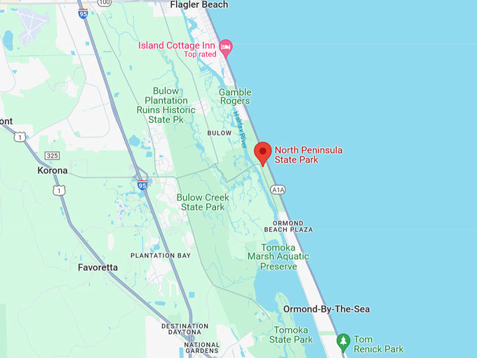 north peninsula state park 10 map