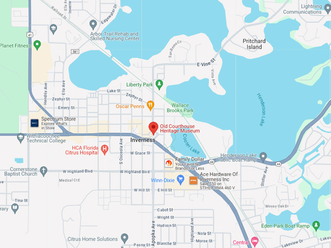 old courthouse heritage museum 10 map