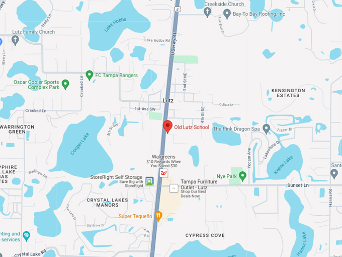 old lutz schoolhouse 10 map