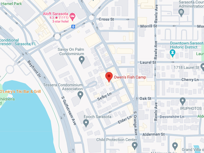 owens fish camp 10 map