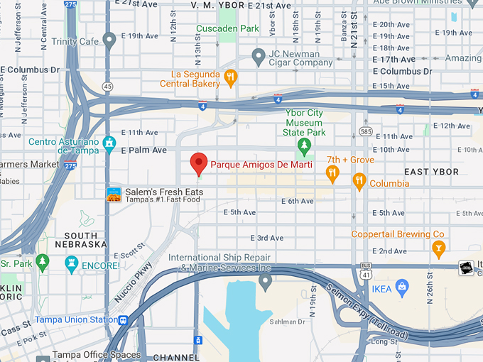 parque amigos de jose marti 10 map