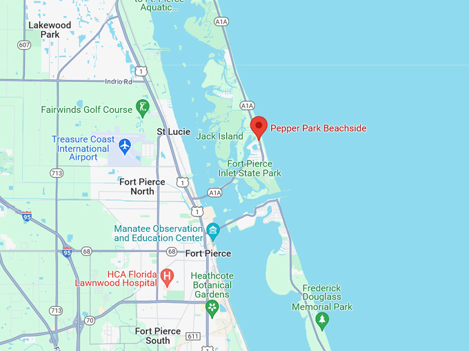 pepper park beachside 10 map