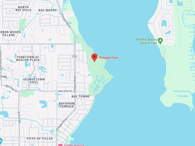 philippe park 10 map