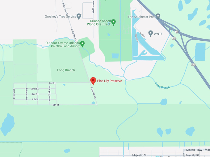 pine lily preserve 10 map
