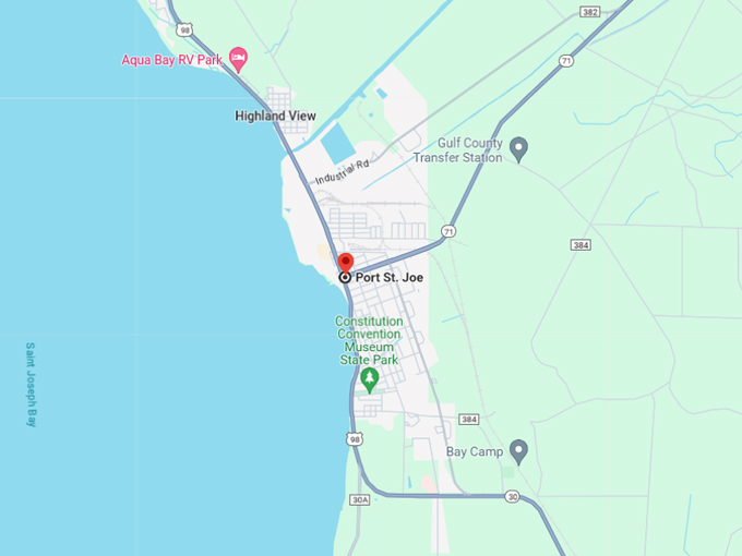 port saint joe 10 map