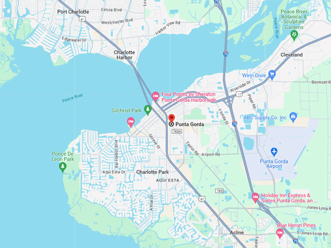 punta gorda 10 map