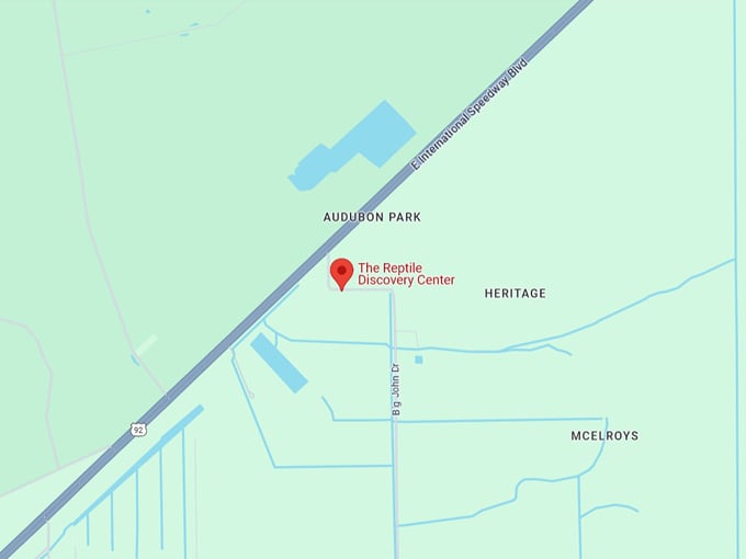 reptile discovery center 10 map