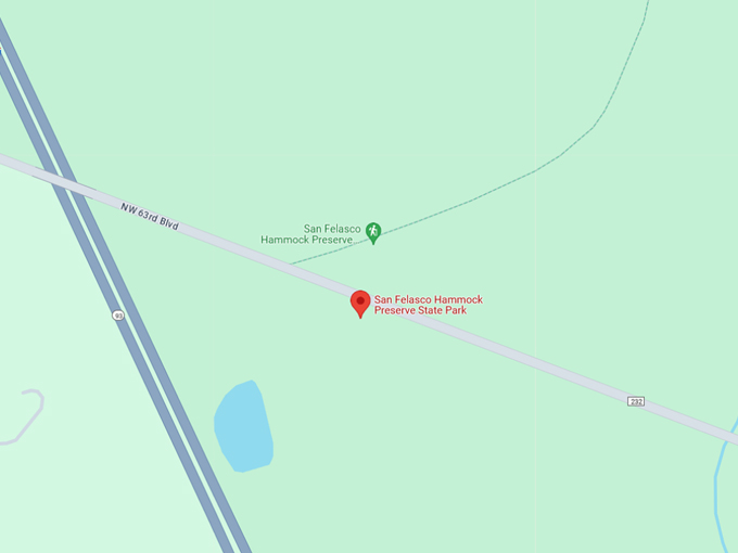 san felasco hammock preserve state park 10 map