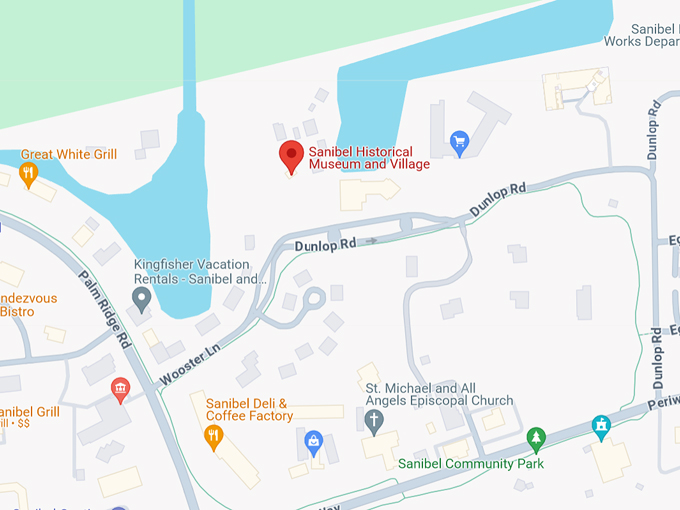 sanibel historical museum and village 10 map