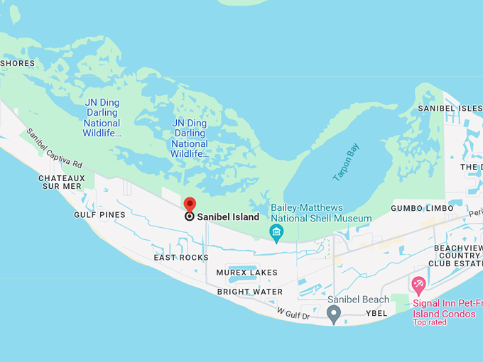 sanibel island 10 map