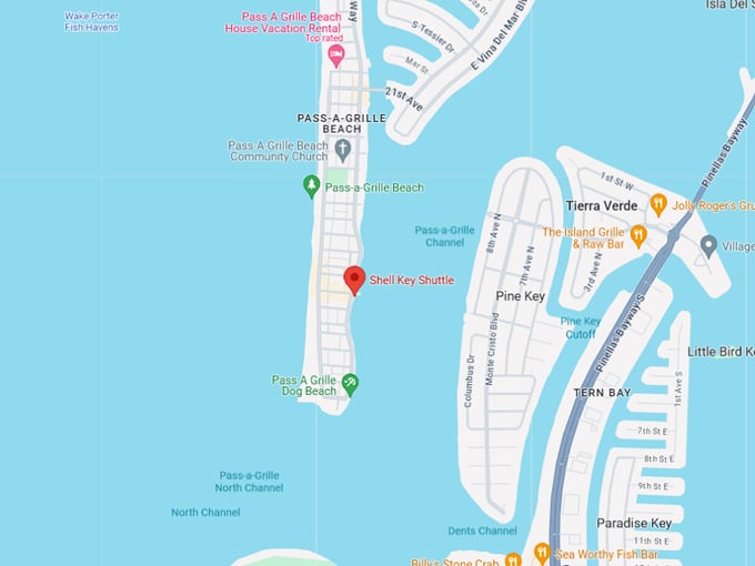 shell key shuttle 10 map