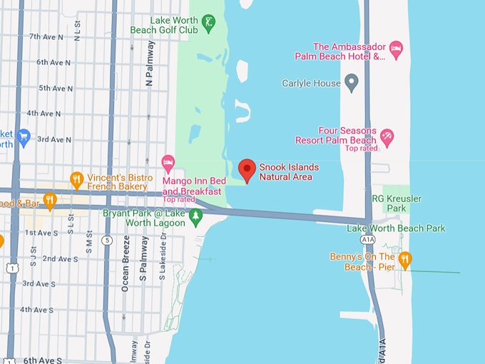 snook islands natural area 10 map