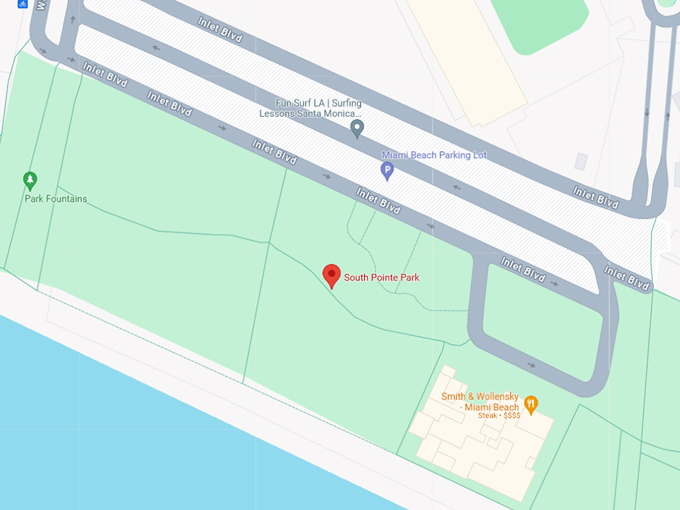 south pointe park 10 map