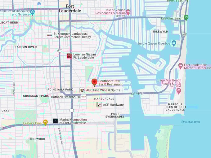southport raw bar restaurant 10 map