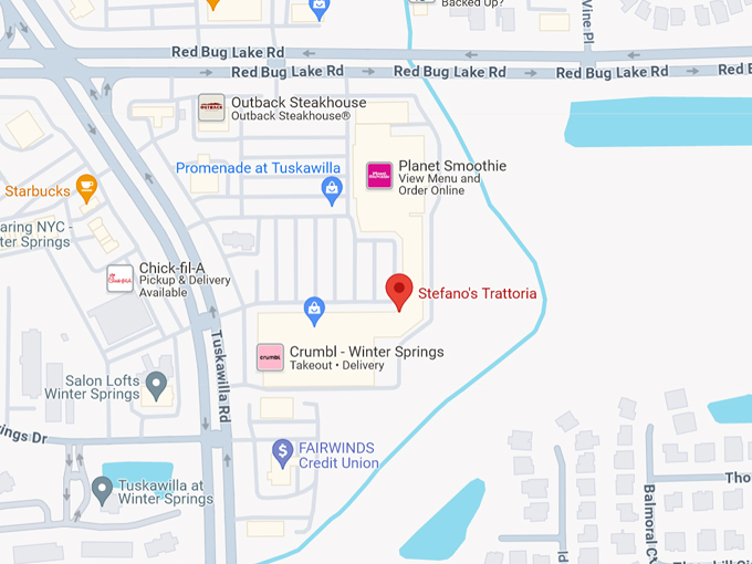 stefanos trattoria 10 map