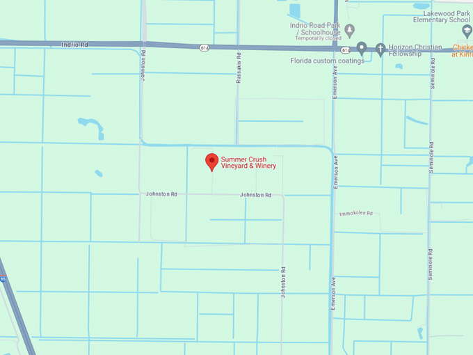 Summer Crush Vineyard & Winery 10 Map