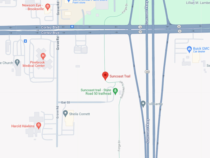 suncoast parkway trail 10 map