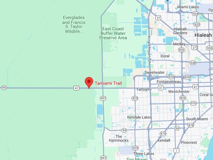 tamiami trail 10 map