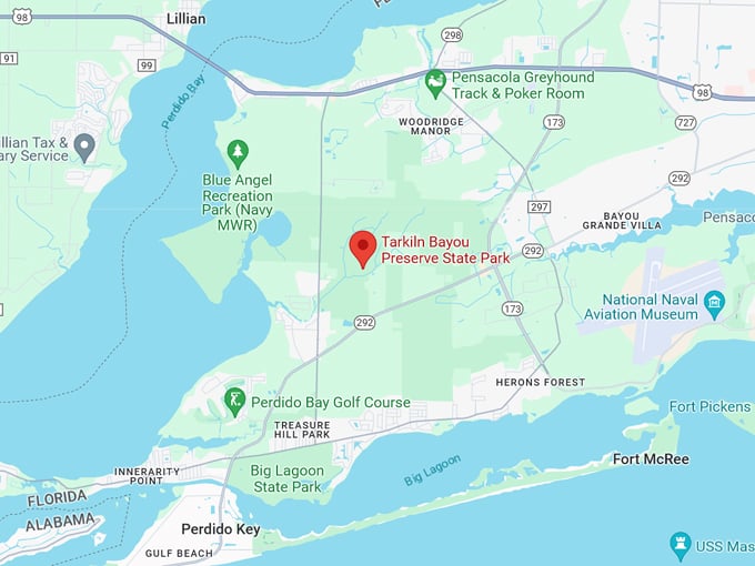 tarkiln bayou preserve state park 10 map