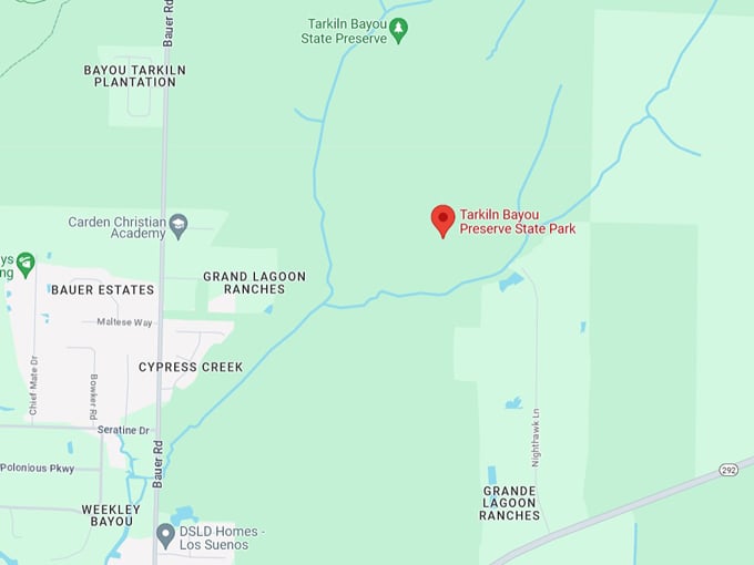 tarkiln bayou preserve state park 10 map