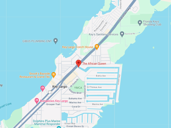 the african queen 10 map