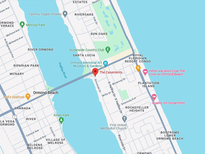 the casements 10 map