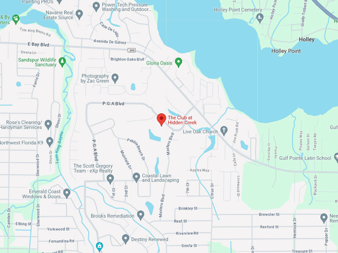 the club at hidden creek 10 map