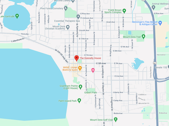 the donnelly house 10 map