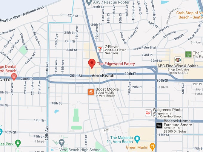 the edgewood eatery 10 map