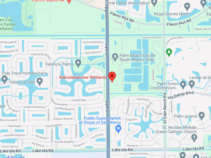 wakodahatchee wetlands 10 map