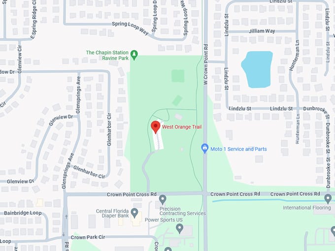 west orange trail 10 map