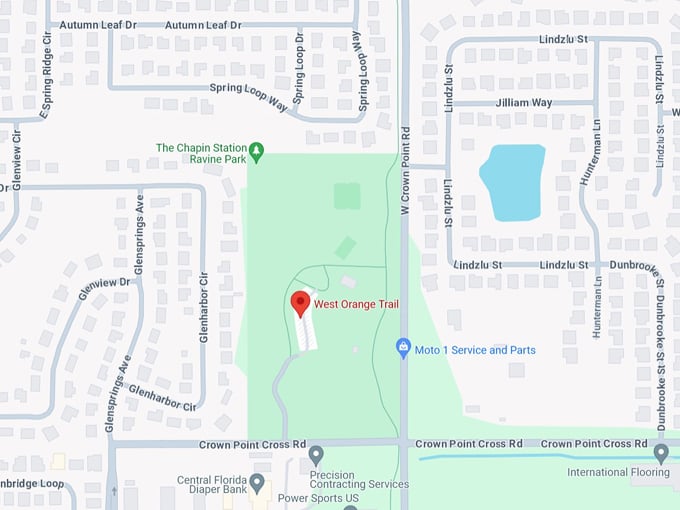 west orange trail 10 map