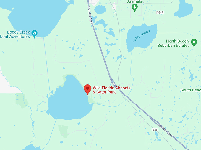 wild florida airboats gator park 10 map