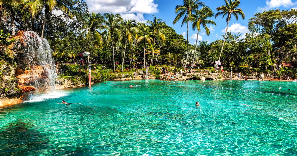 Venitial Pool Spring Escape The Heat At Florida's Venetian Pool, A Tropical Oasis To Cool ...