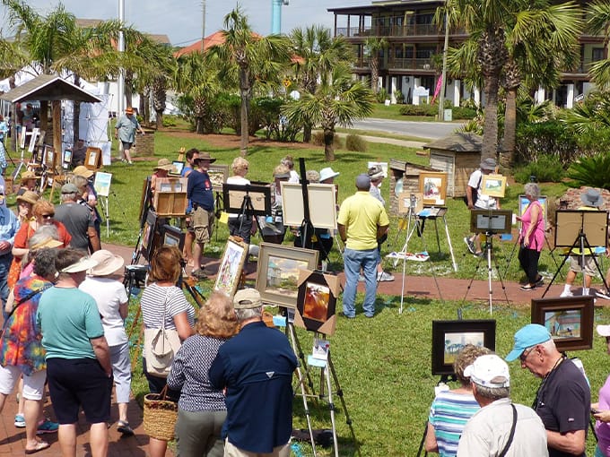 forgotten coast en plein air 1